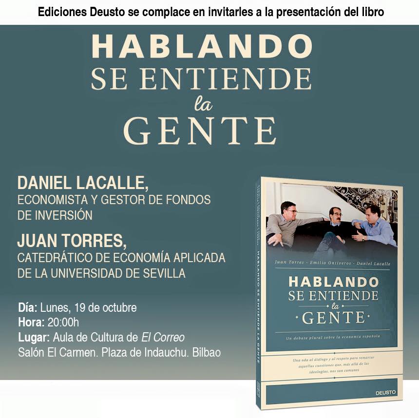 Presentación de Hablando se Entiende la Gente en Bilbao | dlacalle.com